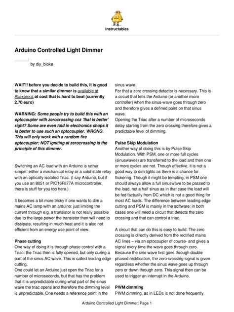 Image result for Arduino Dimmer 12V