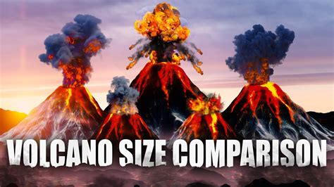 Image result for Volcano Size Comparison