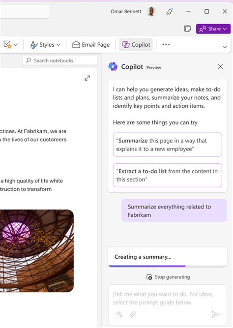 Image result for Overview of Using Co-Pilot in OneNote