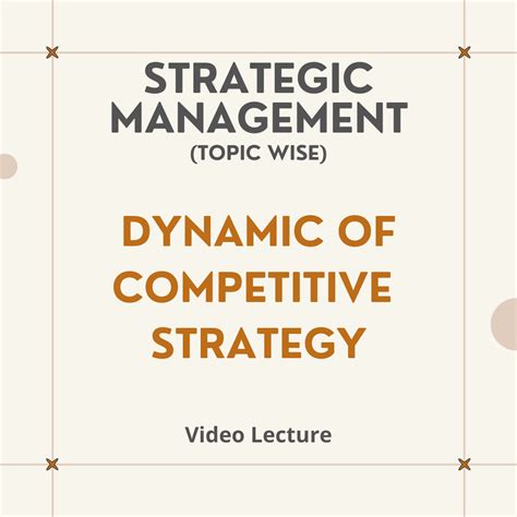 Image result for Dynamic Competitive Strategy