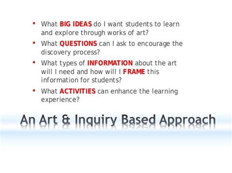 Image result for Inquiry Lessons Art