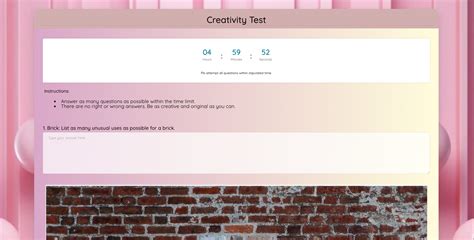 Image result for Creativity Test Examples