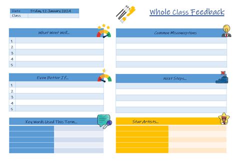 Image result for Class Feedback Form
