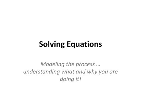 Image result for Problem Solving Equations