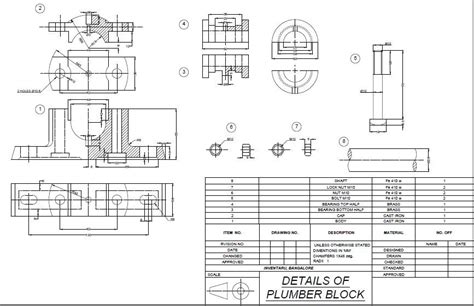 Image result for Plummer Block Machine Drawing