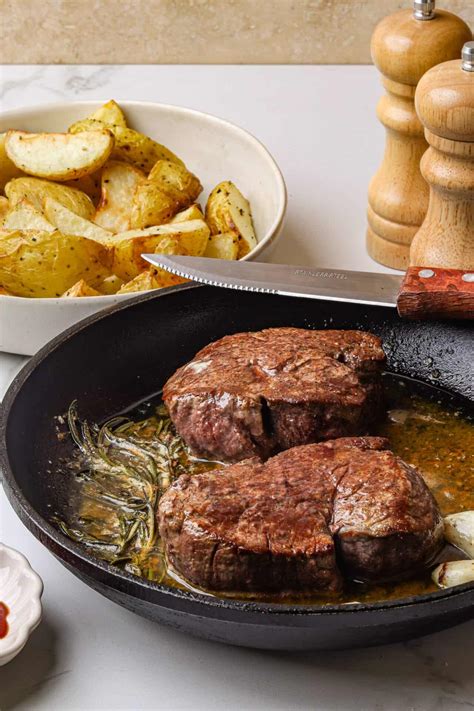 Cast Iron Skillet Filet Mignon | Baked Bree