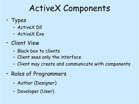 Image result for ActiveX Example