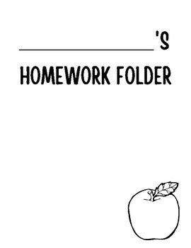 Image result for Homework Folder