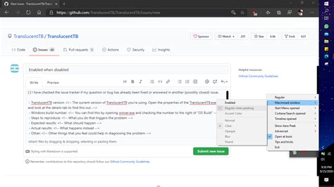 Image result for How to Disable Translucenttb