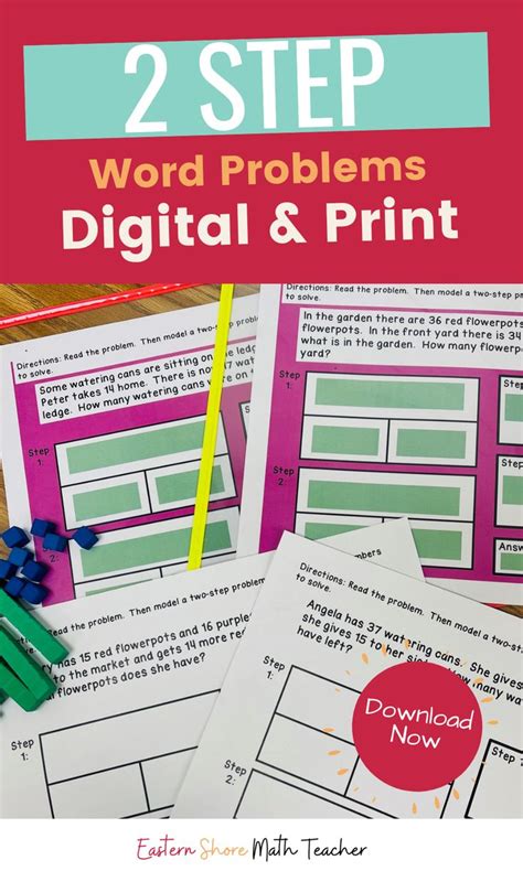 Image result for Two-Step Problem Solving Worksheet