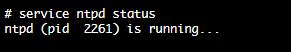 Image result for Linux Command to Check Ntpd Status