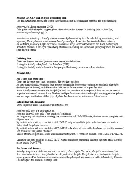 Image result for Informatica Scheduler AutoSys