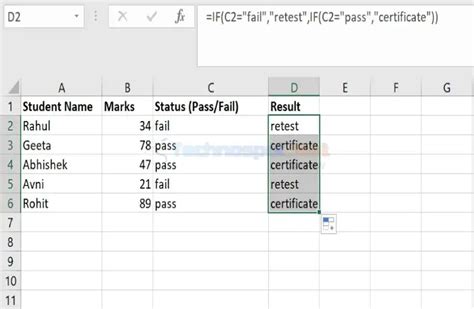 Image result for IF Function Excel-Formula