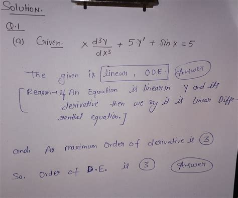 Image result for Nonlinear Ode Examples