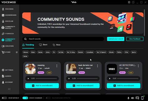Image result for Voice Mod Buttons