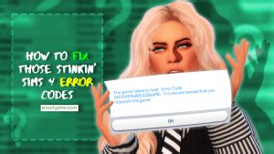 Image result for Sims Error Msg