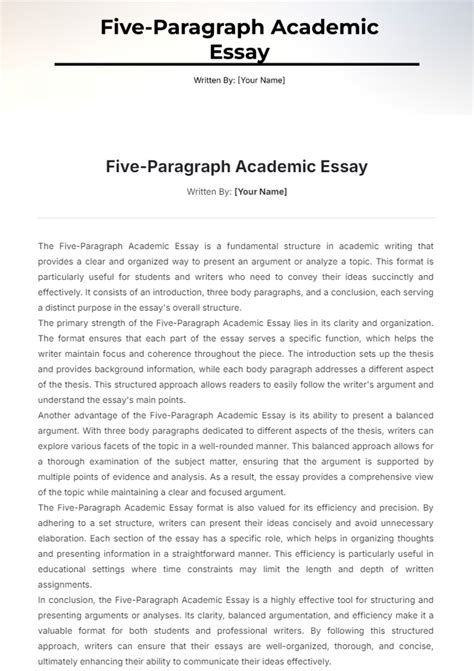 Image result for Paragraph Essay Example
