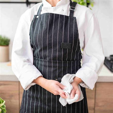 Official MasterChef Cotton Chef Apron - Essential Black Kitchenware UK