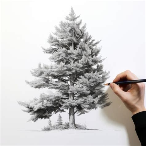 Image result for Pine Tree Drawing Tutorial