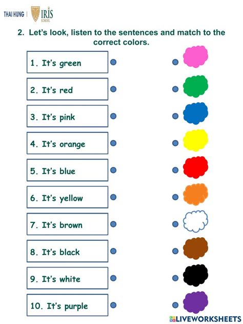 Image result for Colours Worksheet