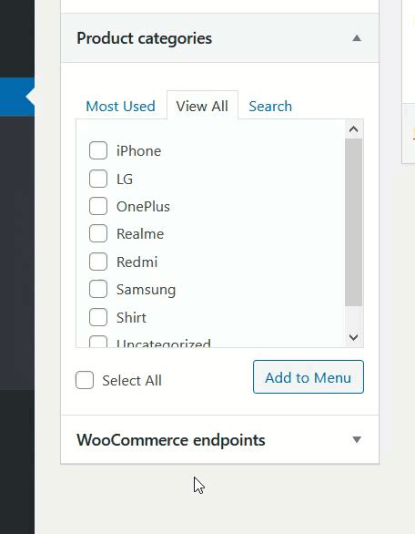 Image result for How to Add Menu in WooCommerce