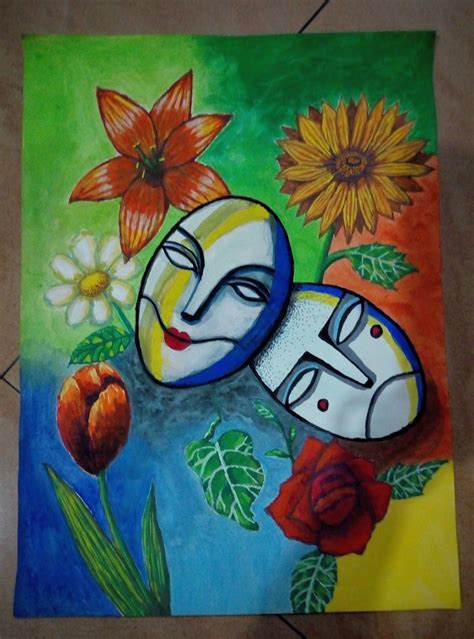 Image result for Object Drawing with Poster Colour