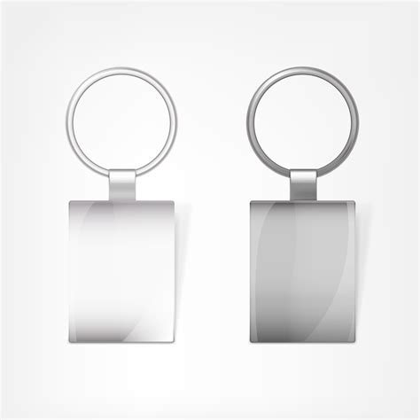 Shining keychain template vectors 02 free download