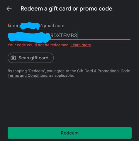 Image result for Google Store Code Redeemed