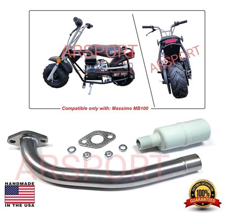 Image result for Mini Bike Header Muffler