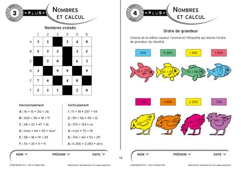 Image result for Exercice CM2 Math