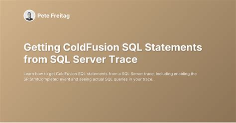 Image result for ColdFusion SQL Server
