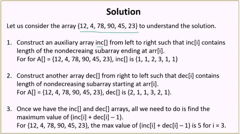 Image result for Bitonic Subarray