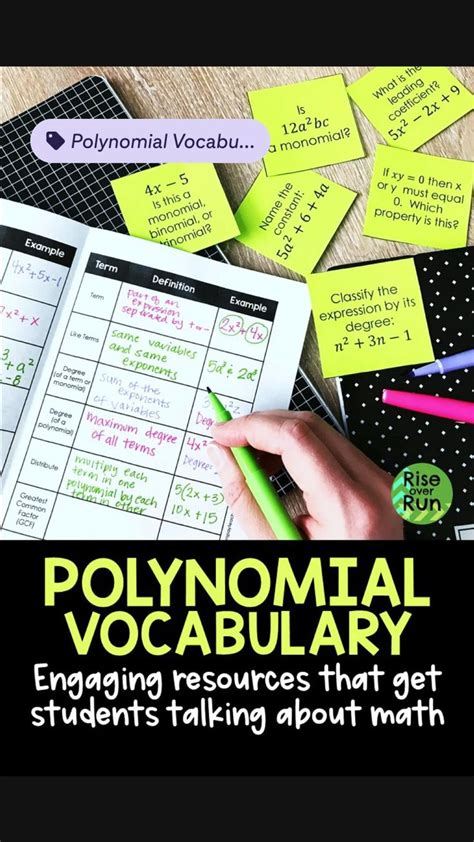 Image result for Polynomial Vocabulary Examples