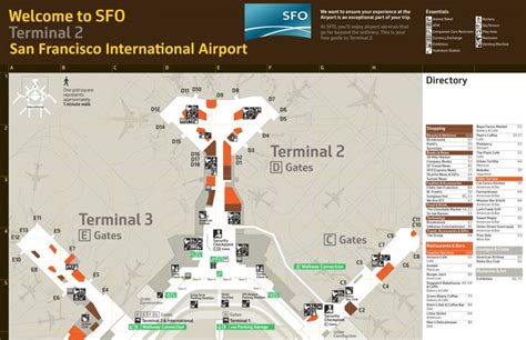 Image result for SFO Terminal 2 Map