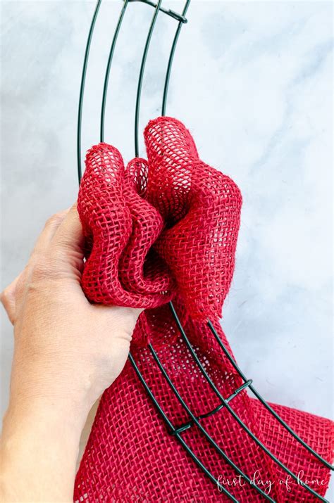 Image result for Burlap Wreath Tutorial