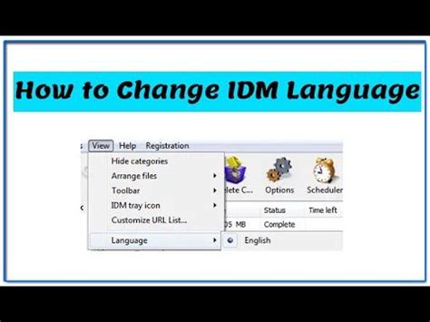 Image result for IDM Language Setting