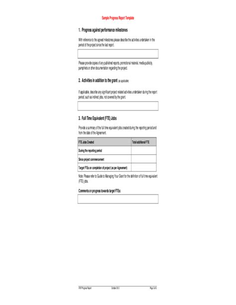 Image result for Sample of Progress Report