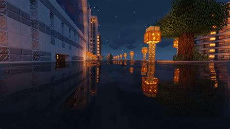Image result for Night Time Shaders Minecraft