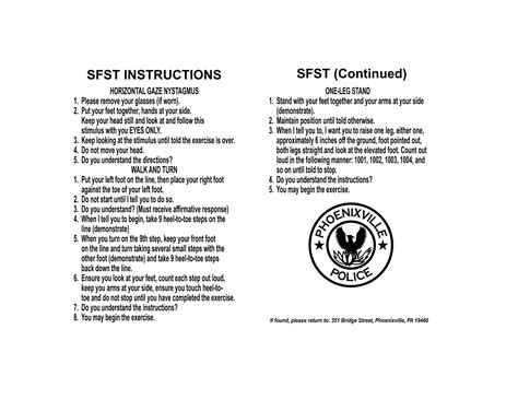 Image result for SFST Test