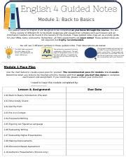 Image result for Module 3 Guided Notes English 4