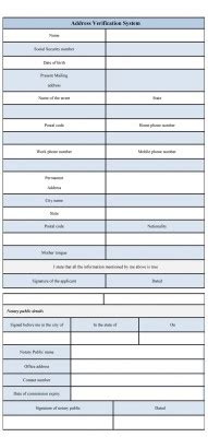 Image result for Random Address Verification PDF