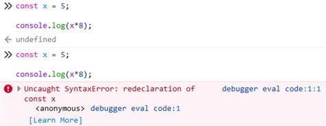 Image result for Const Error JavaScript