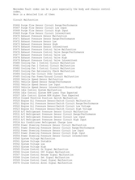 Image result for Mercedes-Benz Code 351 Fix