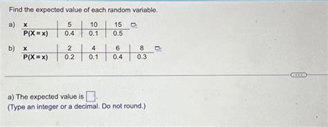 Image result for Problems On Expected Value of Random Variable