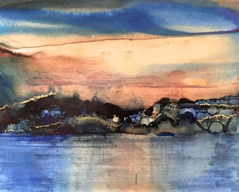 Image result for Painting Landscape Using Alcohol Inks