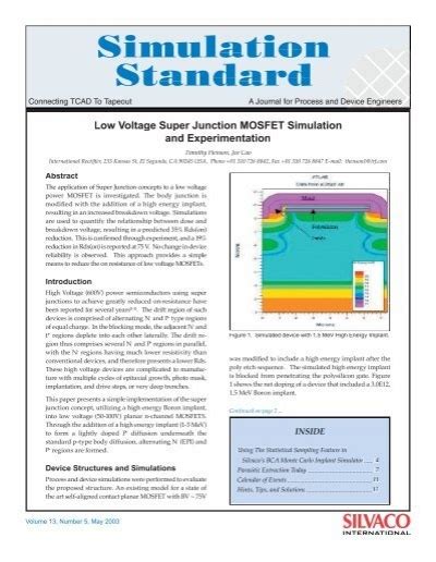 Image result for Silvaco Code for MOS FET