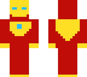 Image result for Iron Man Minecraft Java Skin