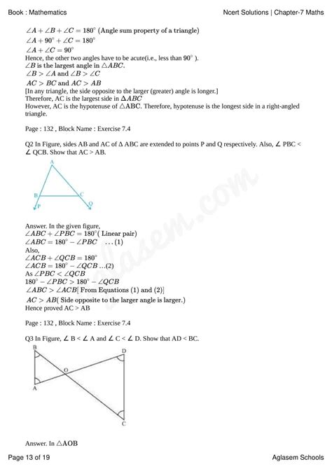 Image result for Math Chapter 7 Triangle PSB 9th Class