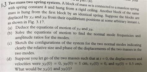 Image result for Two Mass Spring Fixed Animation