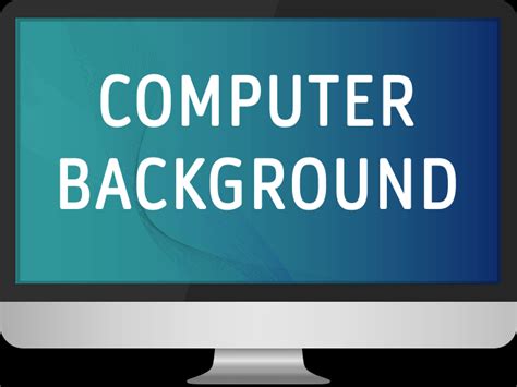Free - Computer Background for PowerPoint and Google Slides